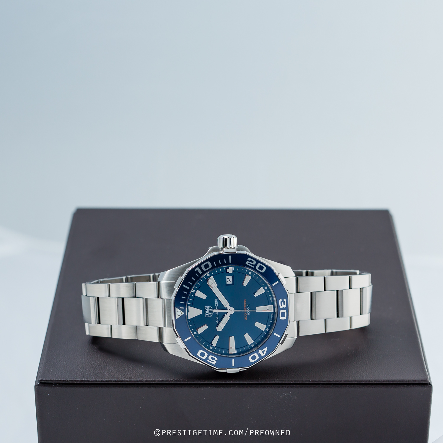 Pre-owned Tag Heuer Aquaracer Quartz 41mm way111c.ba0928