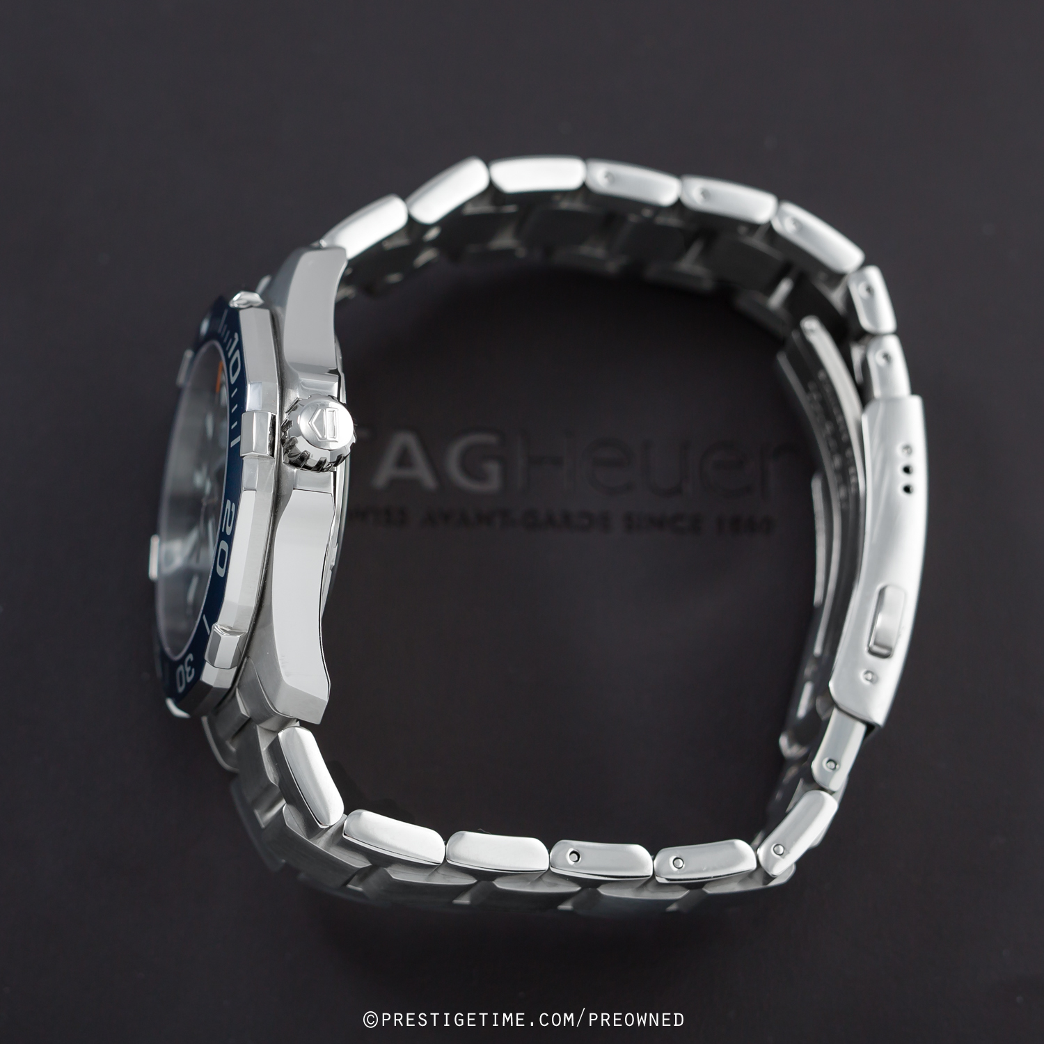 Pre-owned Tag Heuer Aquaracer Quartz 41mm way111c.ba0928