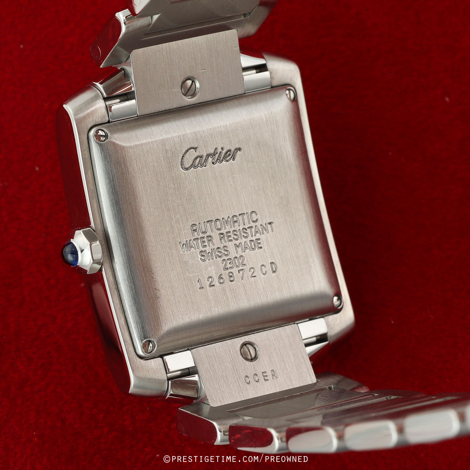 Pre-owned Cartier Tank Francaise Large w51002q3