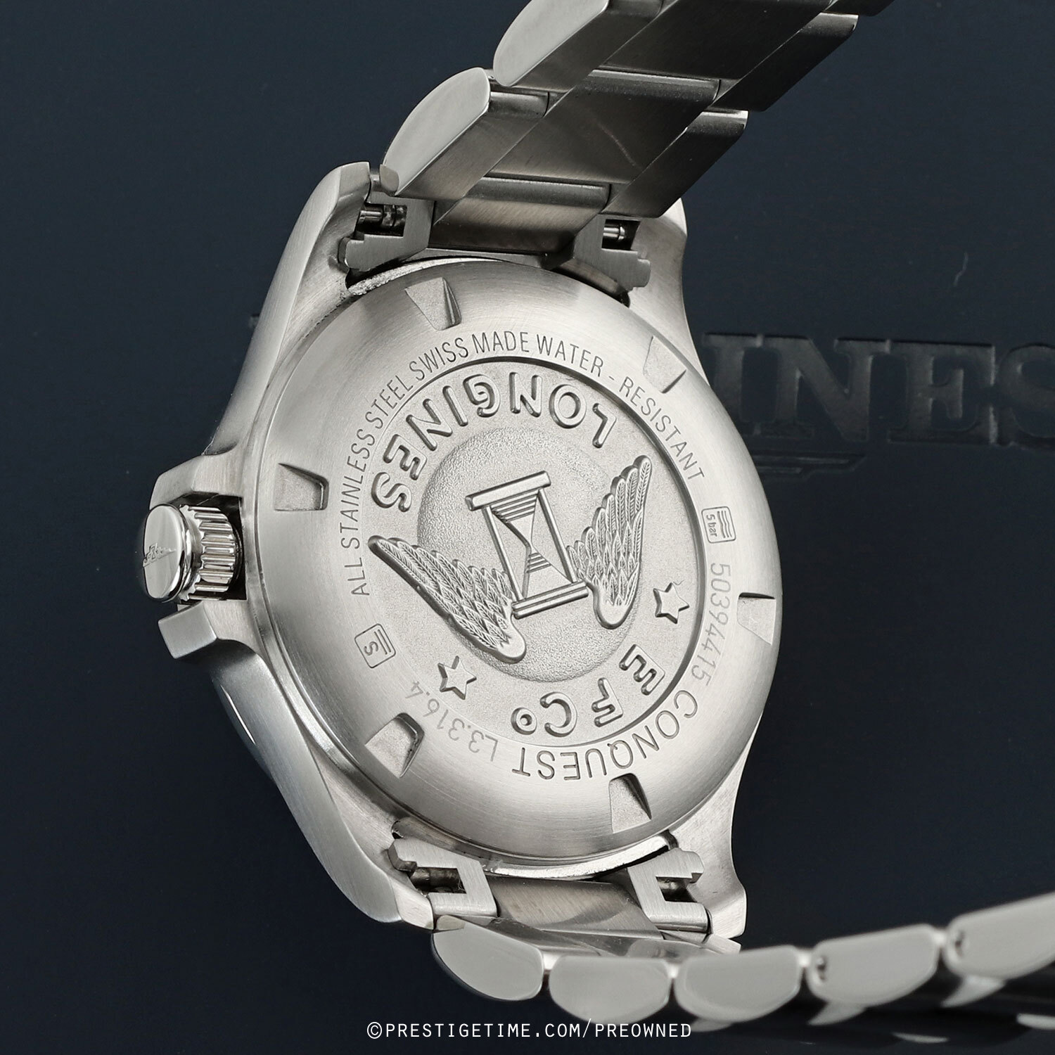 Pre-owned Longines Conquest V.H.P. 36mm L3.316.4.88.6 L33164886