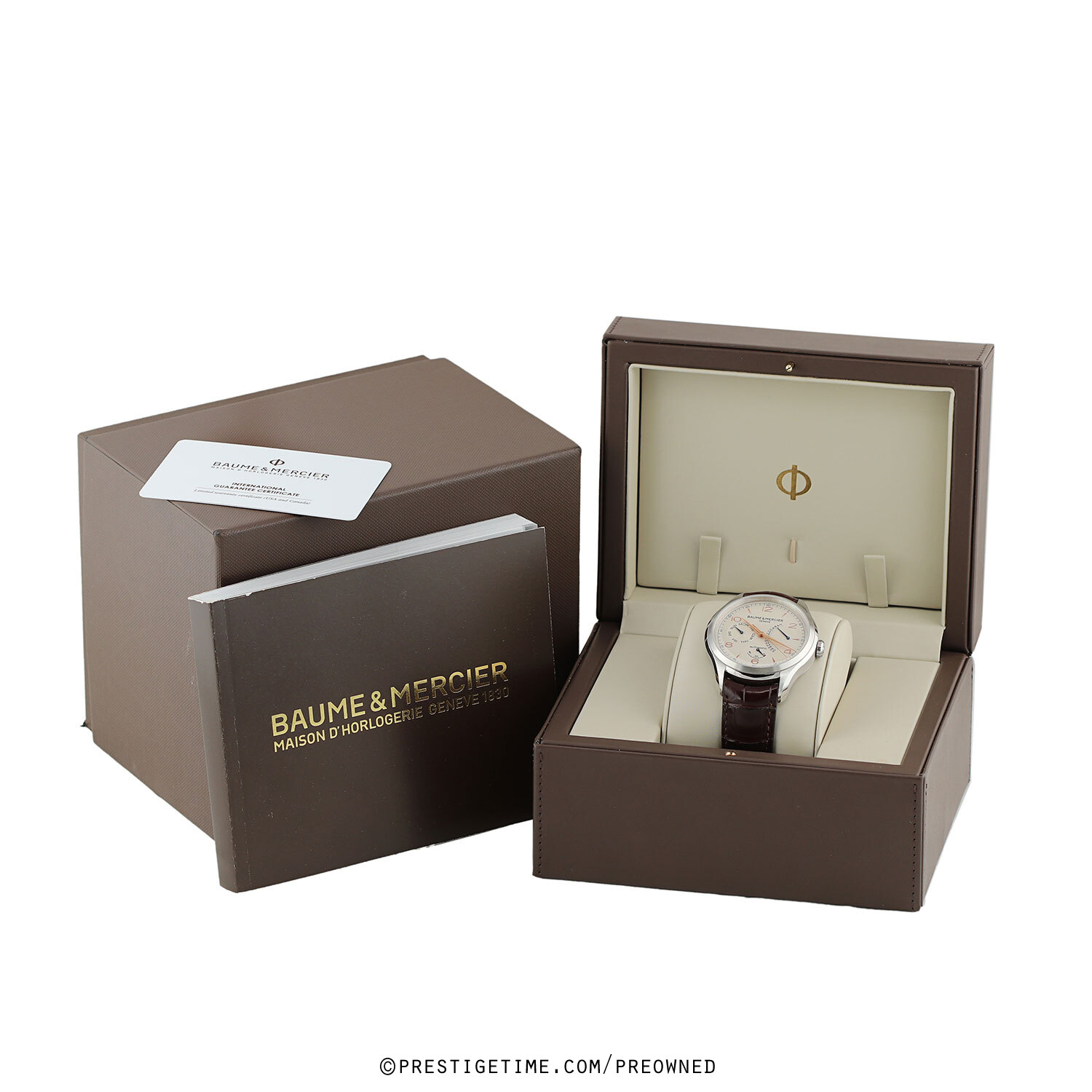 Pre-owned Baume & Mercier Clifton Retrograde 43mm 10149