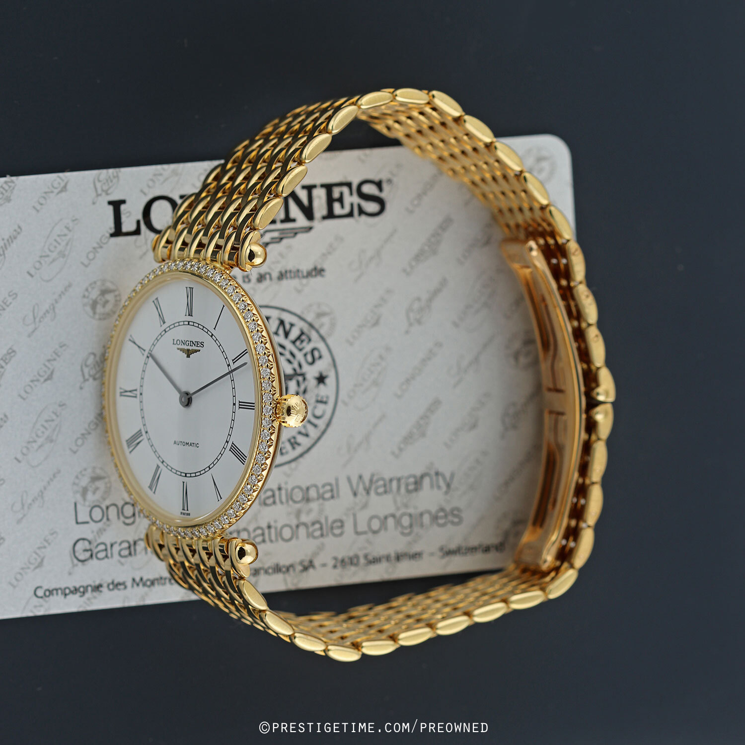 Pre-owned Longines La Grande Classique Automatic 34mm L4.738.7.11.6 ...