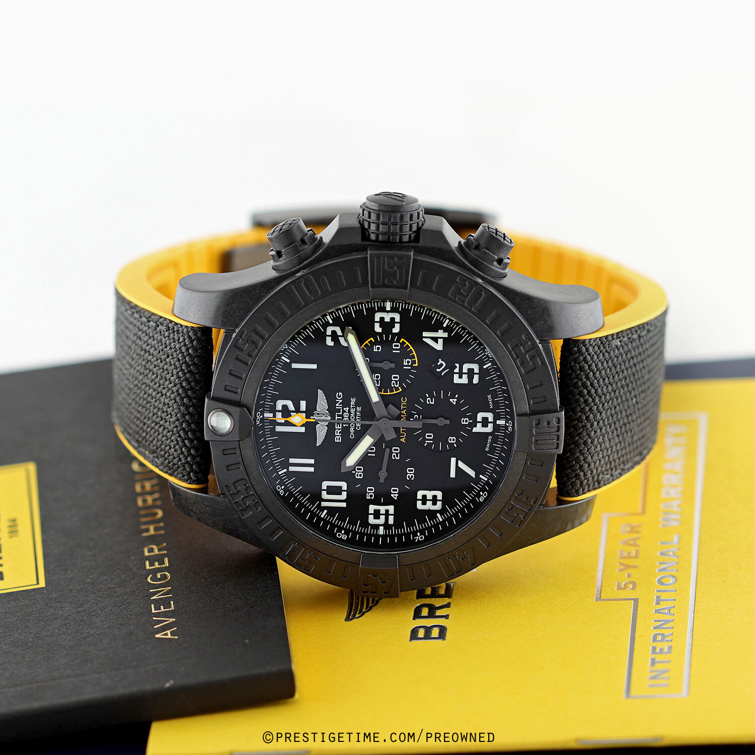 Pre-owned Breitling Avenger Hurricane 50 xb0170e4/bf29/257s.x