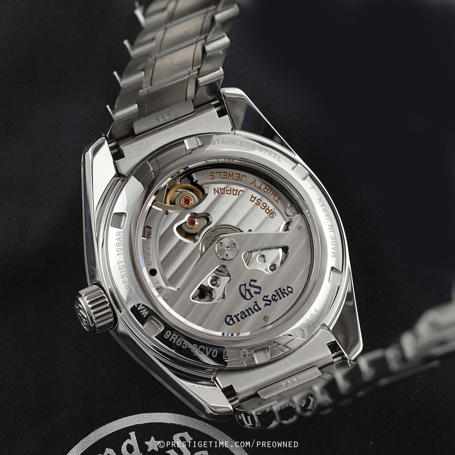 Pre-owned Grand Seiko Heritage Automatic Spring Drive 41mm sbga375