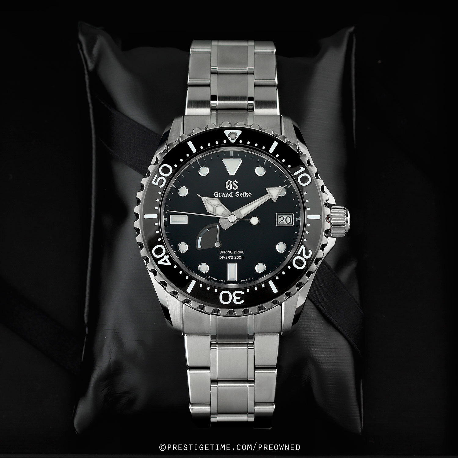 Pre-owned Grand Seiko Sport Automatic Spring Drive 44.2mm sbga229