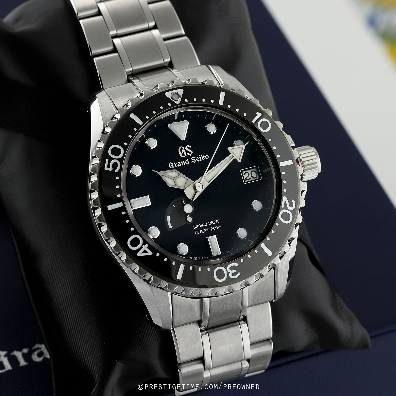 Pre-owned Grand Seiko Sport Automatic Spring Drive 44.2mm sbga229