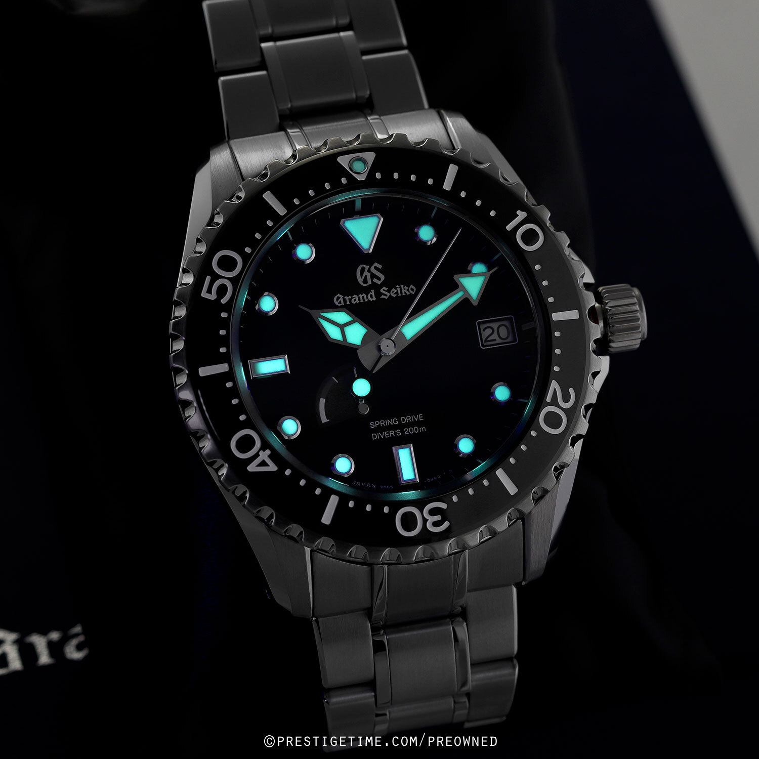 Pre-owned Grand Seiko Sport Automatic Spring Drive 44.2mm sbga229