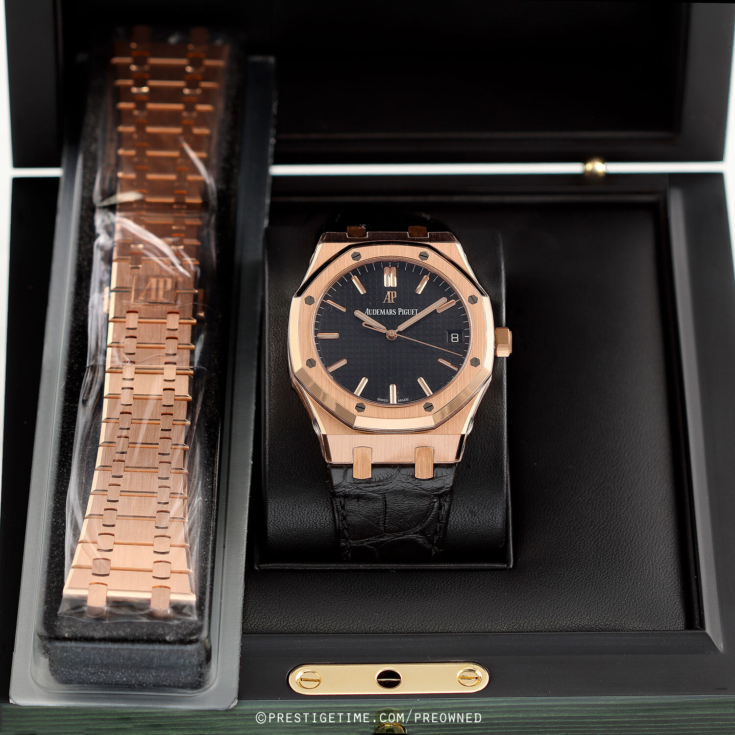 Pre-owned Audemars Piguet Royal Oak Automatic 41mm 15500or.oo.d002cr.01