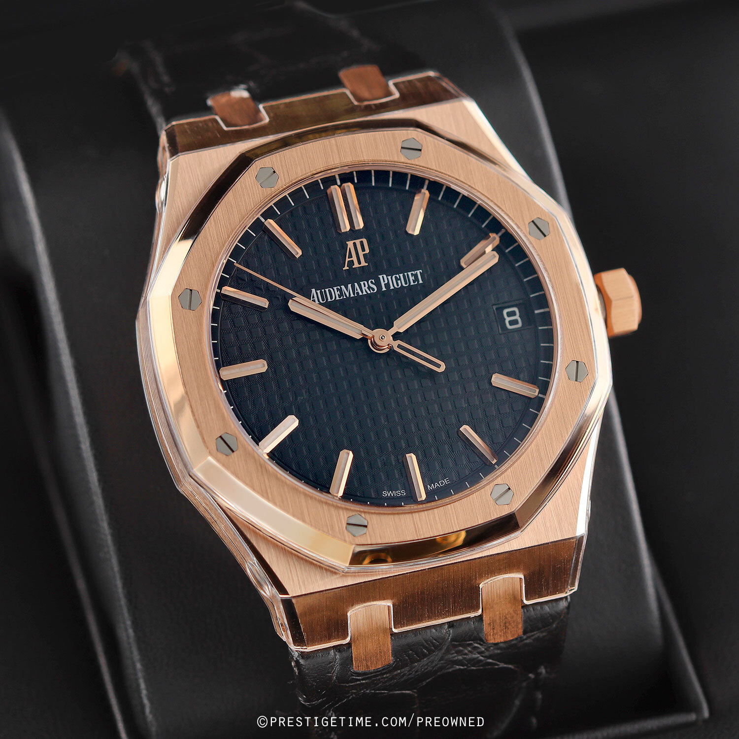 Pre-owned Audemars Piguet Royal Oak Automatic 41mm 15500or.oo.d002cr.01