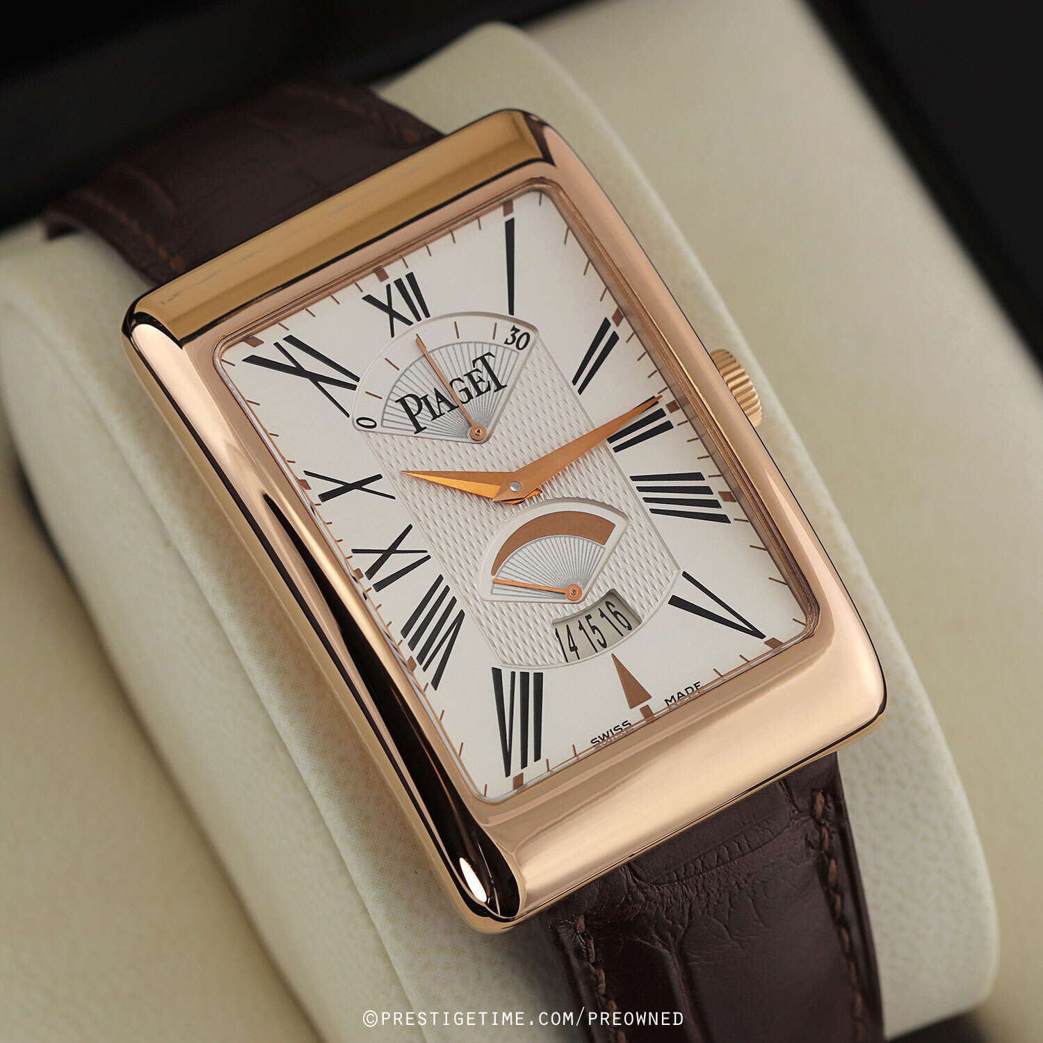 Pre-owned Piaget Rectangle a l'Ancienne XL g0a28061