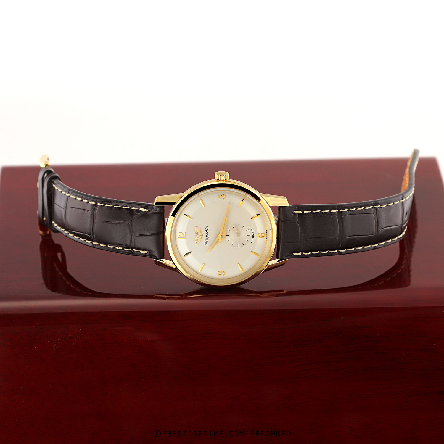 Pre-owned Longines Flagship Heritage Limited Edition L4.817.6.76.2 60th ...