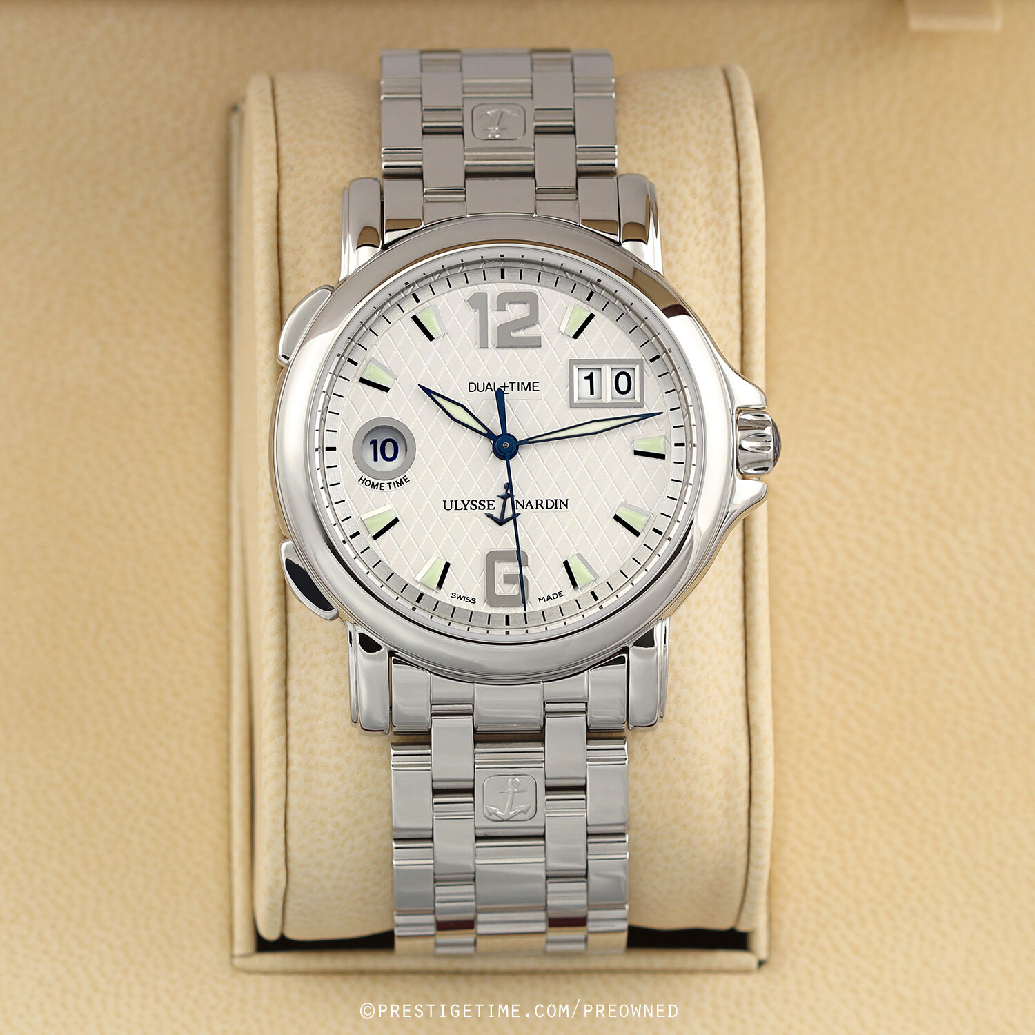 Pre-owned Ulysse Nardin GMT Big Date 40mm 223-88-7/60