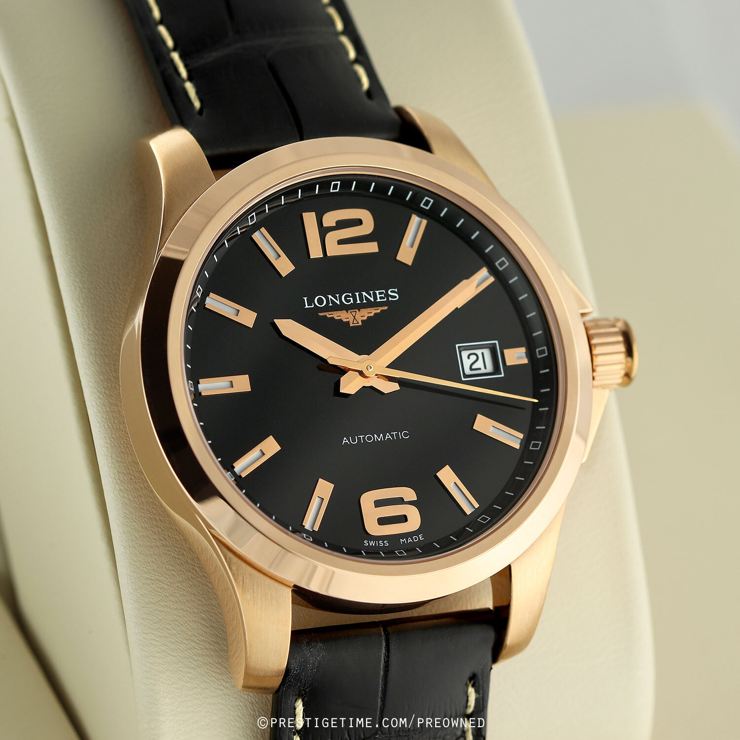 Pre-owned Longines Conquest Automatic 39mm L3.676.8.56.3