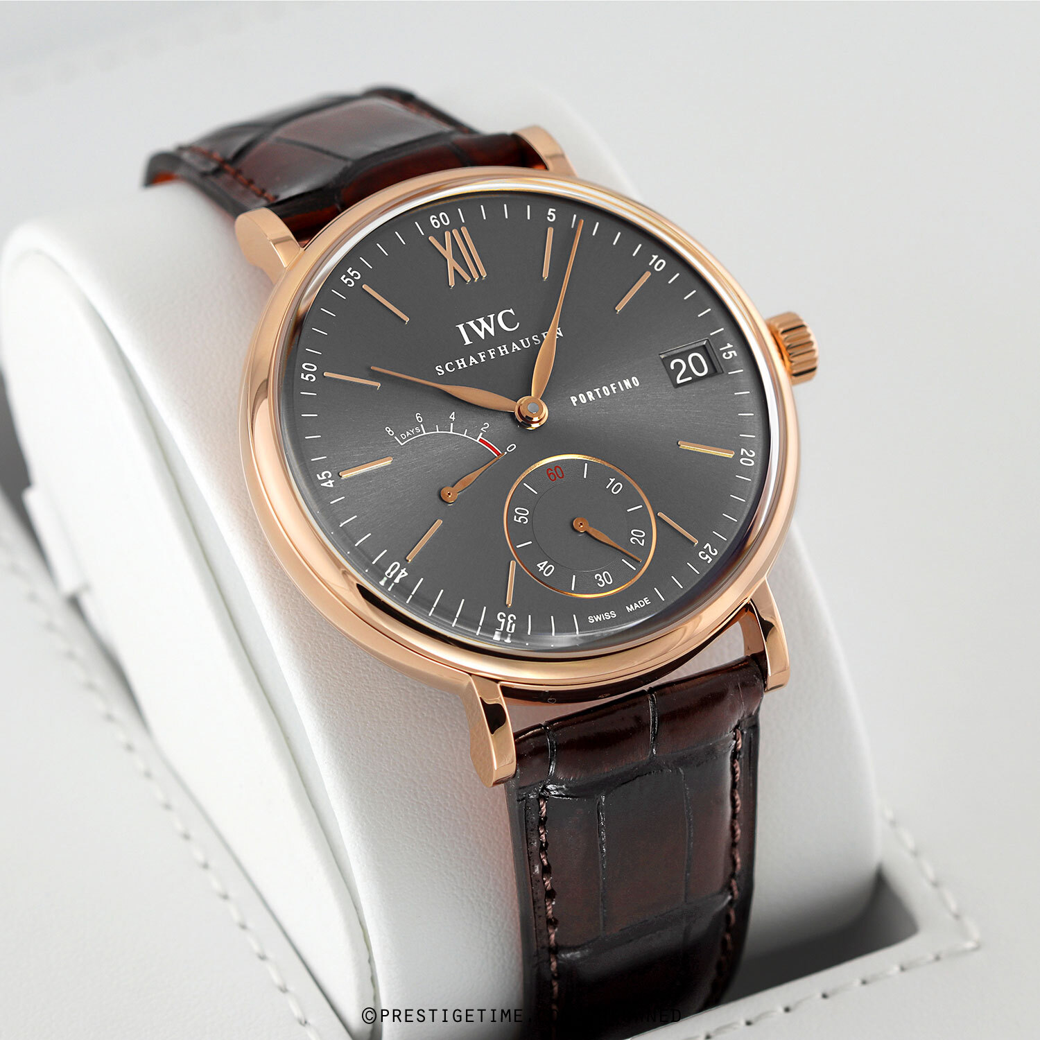 Pre-owned IWC Portofino Hand Wound 8 Days 45mm iw510104