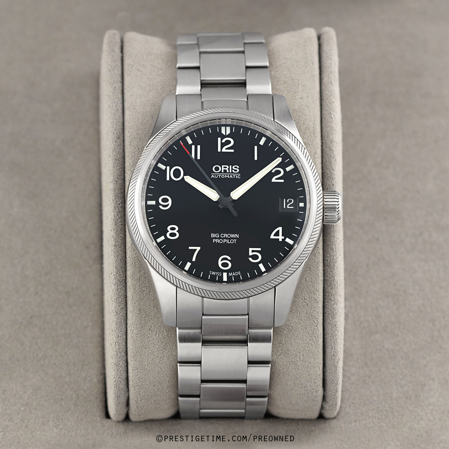 Pre-owned Oris Big Crown ProPilot Date 41mm 01 751 7697 4164-07 8 20 19