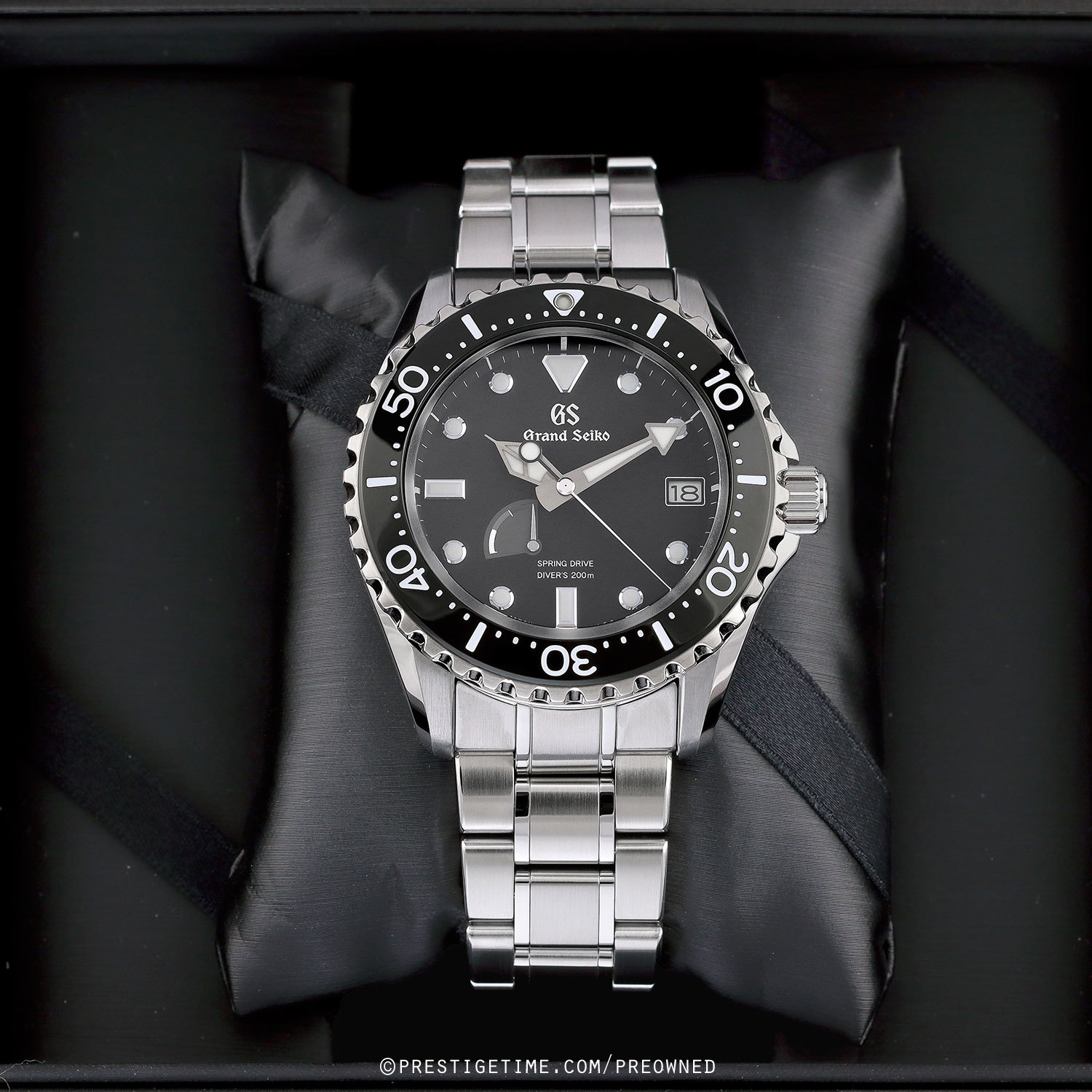 Pre-owned Grand Seiko Sport Automatic Spring Drive 44.2mm sbga229