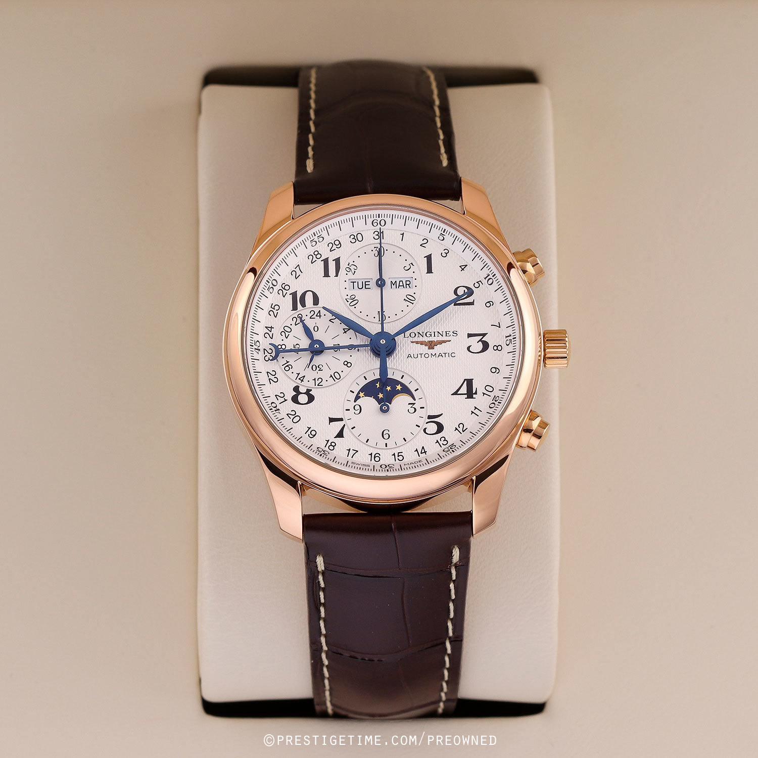 Pre-owned Longines Master Complications L2.673.8.78.3