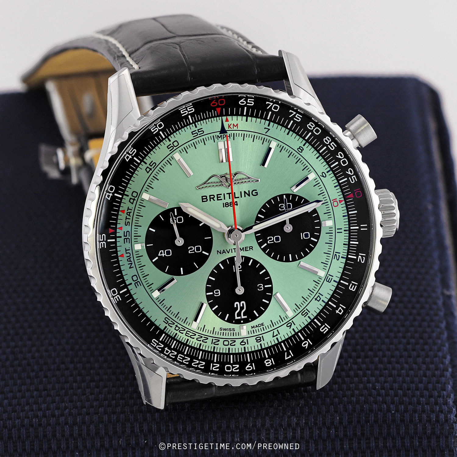 Pre-owned Breitling Navitimer B01 Chronograph 43 ab0138241L1p1