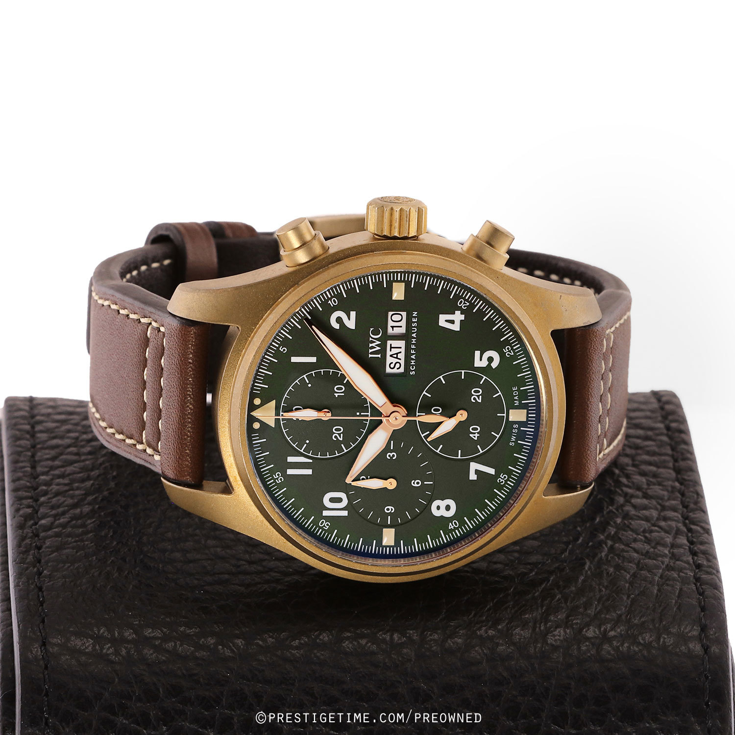 Pre-owned IWC Bronze Pilot's Watch Spitfire Chronograph 41mm iw387902
