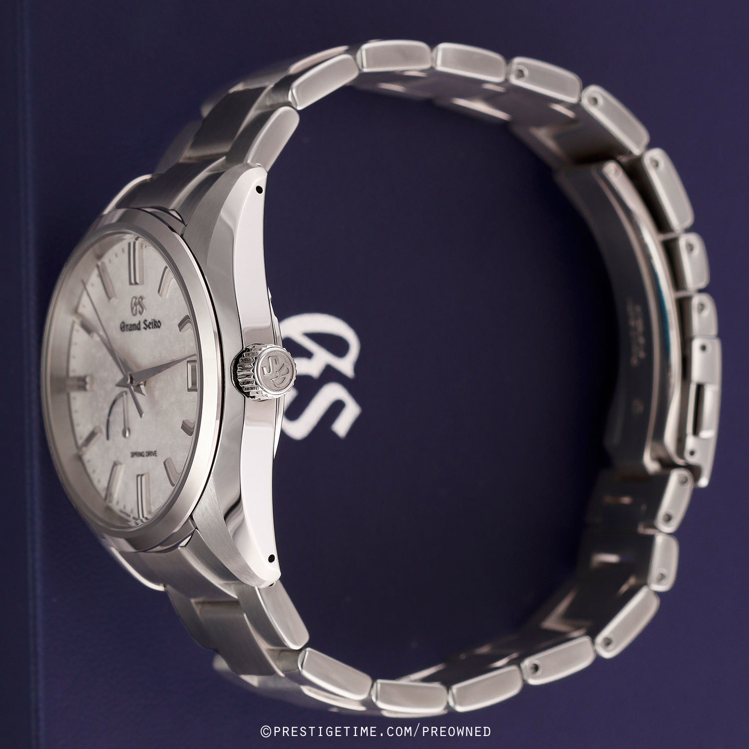 Pre-owned Grand Seiko Heritage Automatic Spring Drive 40mm sbga465 Kira ...