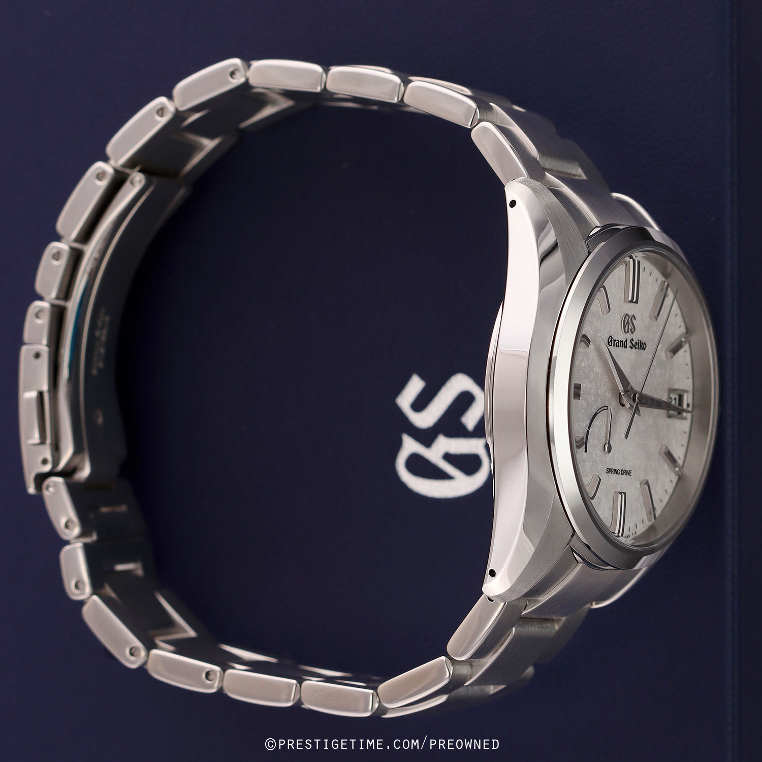 Pre-owned Grand Seiko Heritage Automatic Spring Drive 40mm sbga465 Kira ...