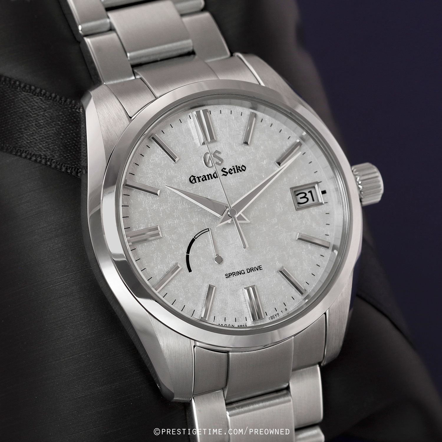 Pre-owned Grand Seiko Heritage Automatic Spring Drive 40mm sbga465 Kira ...