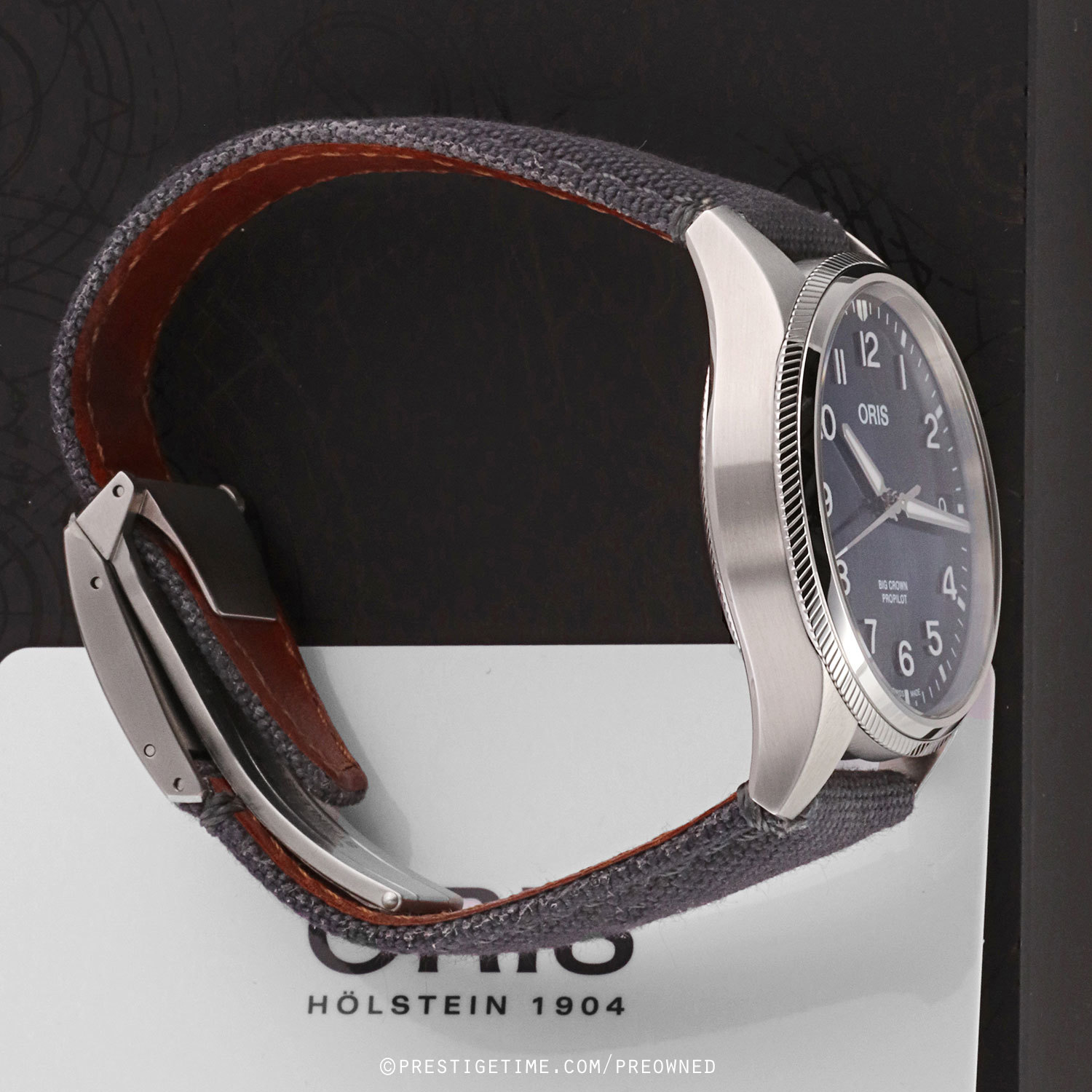 Pre-owned Oris Big Crown ProPilot Date 41mm 01 751 7761 4065-07 3 20 05LC