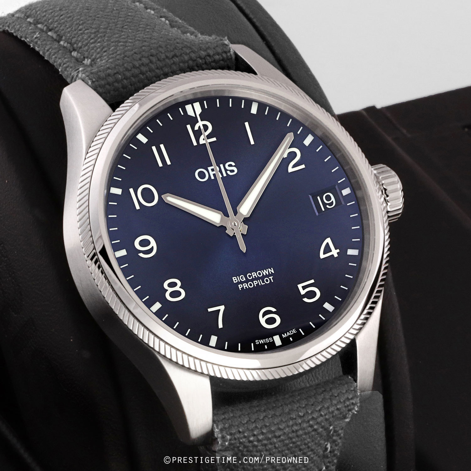 Pre-owned Oris Big Crown ProPilot Date 41mm 01 751 7761 4065-07 3 20 05LC