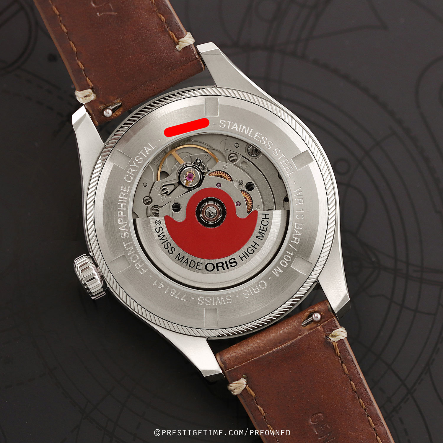 Pre-owned Oris Big Crown ProPilot Date 41mm 01 751 7761 4164-07 6 20 07LC