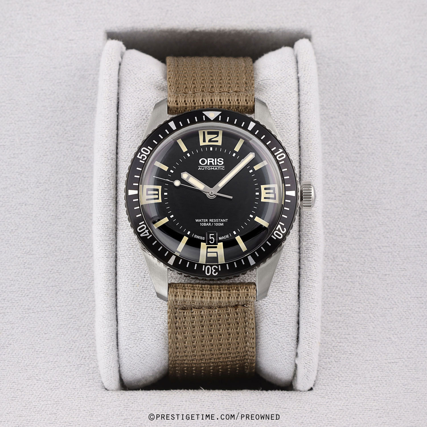 Pre-owned Oris Divers Sixty-Five 40mm 01 733 7707 4064-07 5 20 22