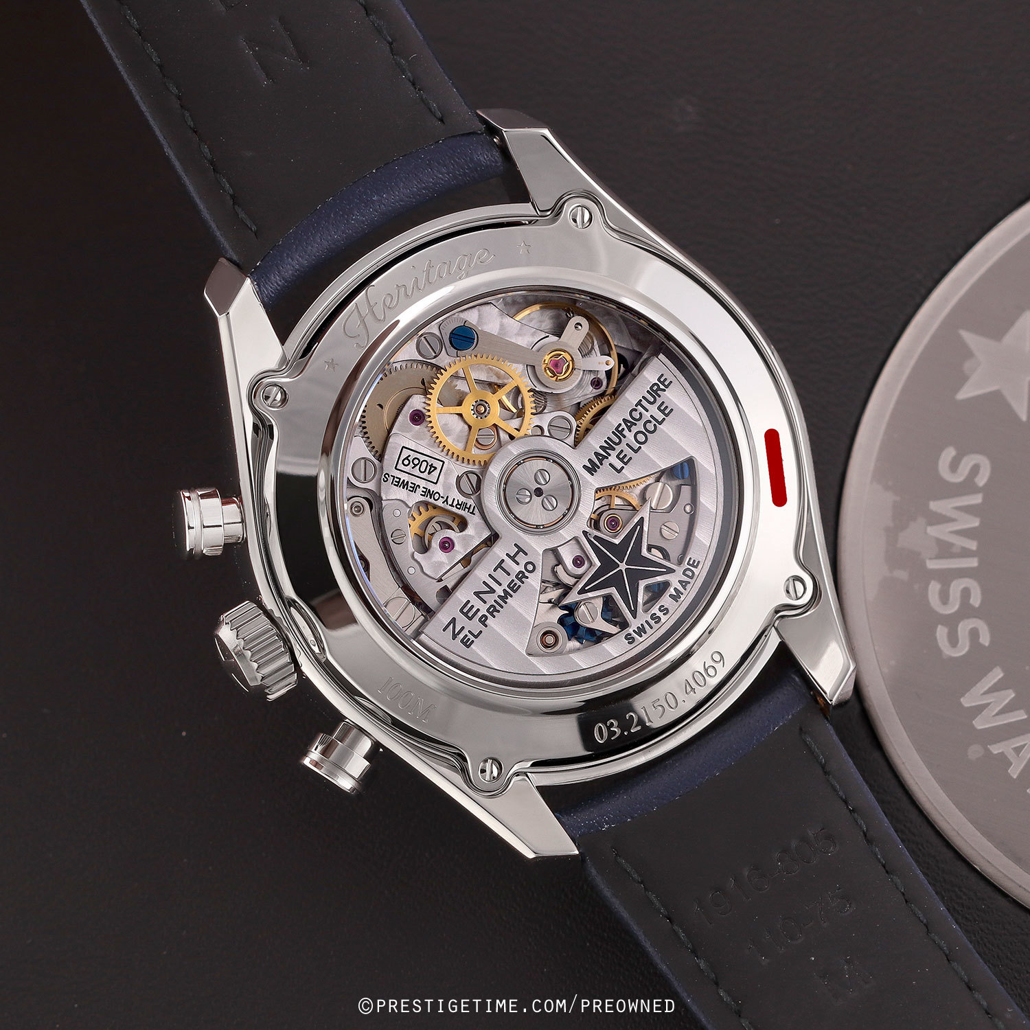 Pre-owned Zenith Chronomaster Heritage 146 38mm 03.2150.4069/51.c805