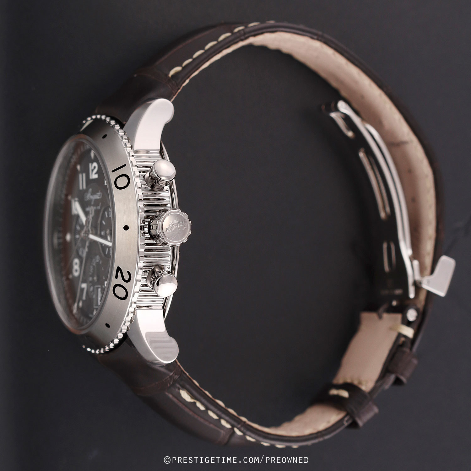 Pre-owned Breguet Type XXI Flyback 3810st/92/9zu