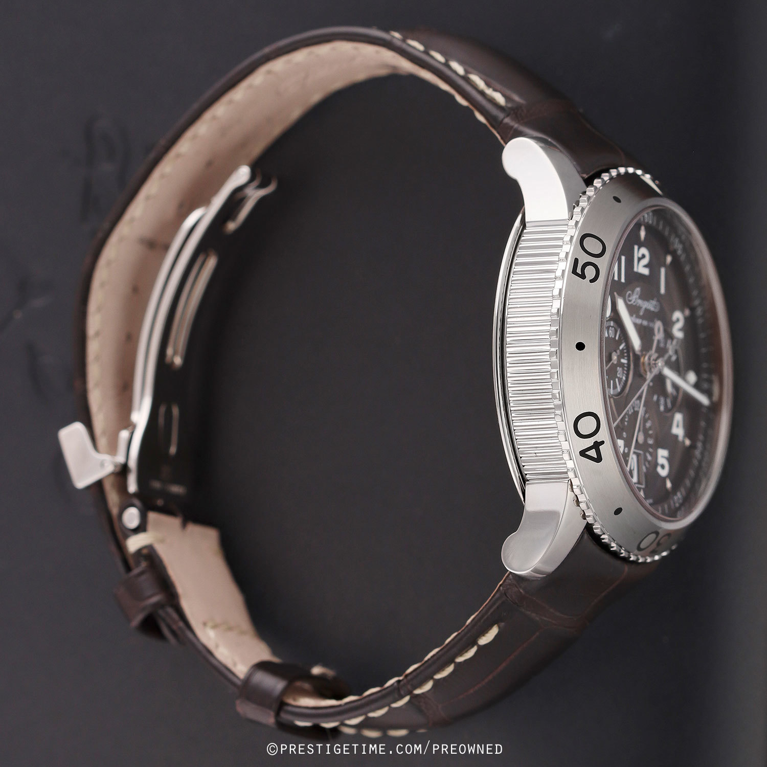 Pre-owned Breguet Type XXI Flyback 3810st/92/9zu