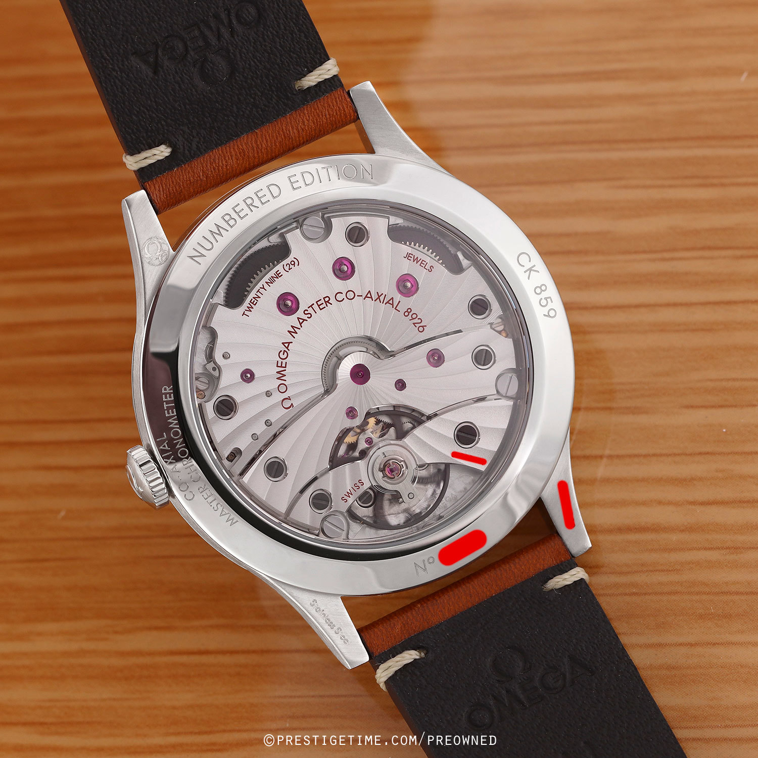 Pre-owned Omega Specialties CK 859 39mm 511.12.39.21.99.002