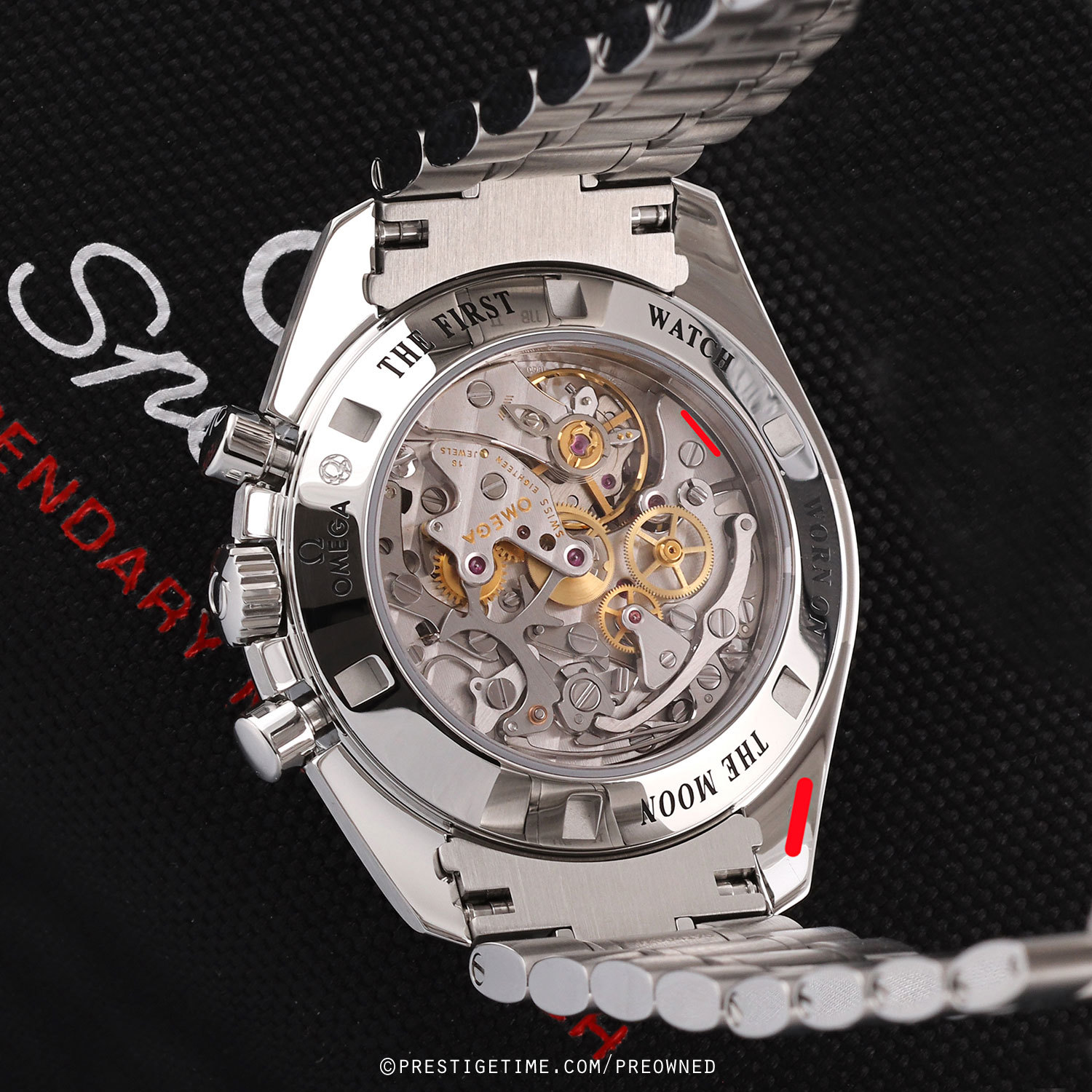 Pre-owned Omega Speedmaster Professional Moonwatch Sapphire Sandwich ...