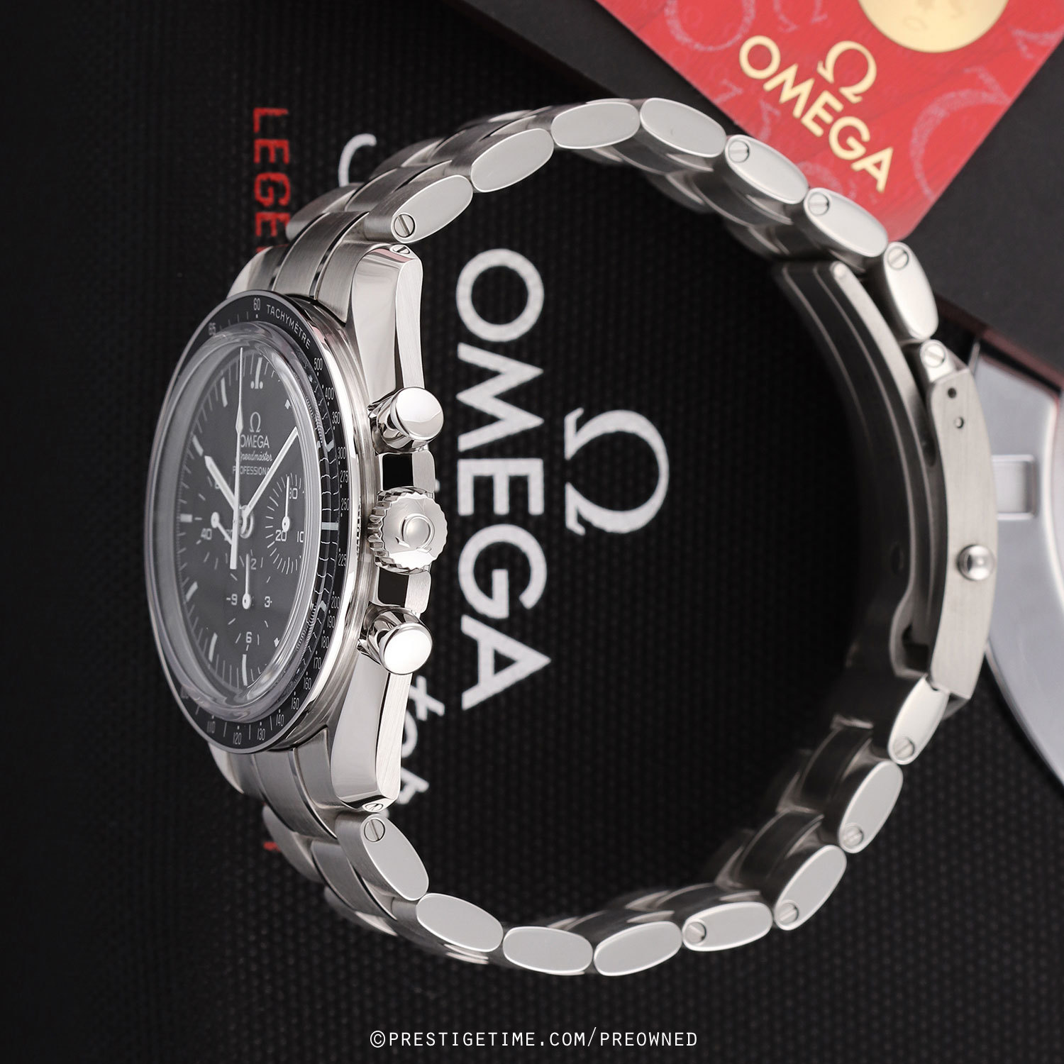 Pre-owned Omega Speedmaster Professional Moonwatch Sapphire Sandwich ...