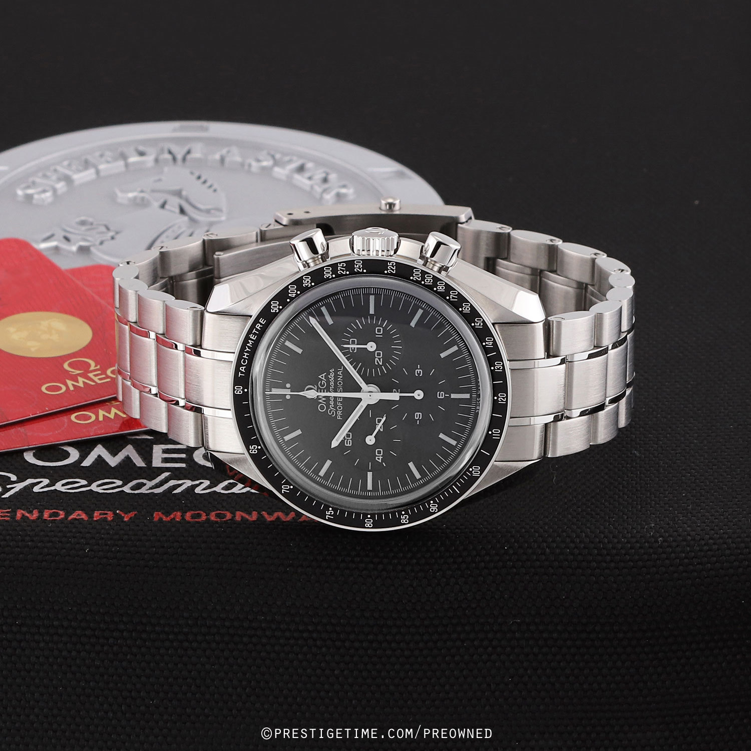 Pre-owned Omega Speedmaster Professional Moonwatch Sapphire Sandwich ...