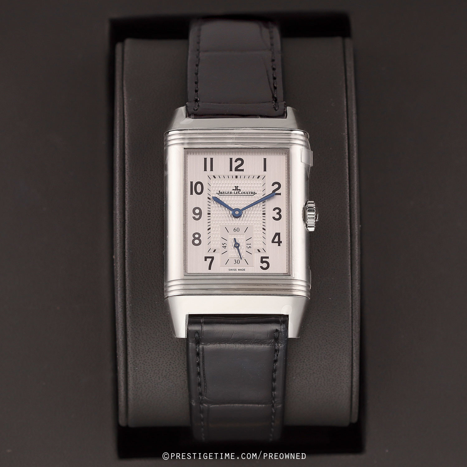 Pre-owned Jaeger LeCoultre Reverso Classic Duoface 47mm x 28.3mm 3848420