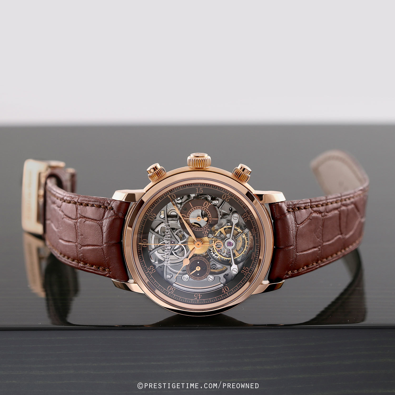Pre-owned Audemars Piguet Jules Audemars Tourbillon Chronograph ...