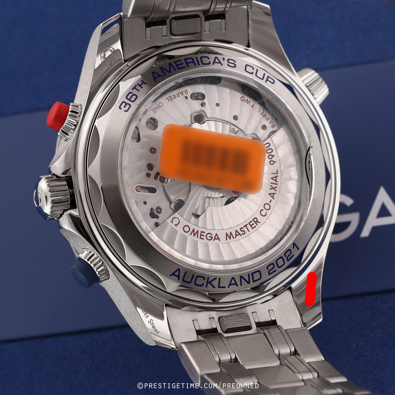 Pre-owned Omega AMERICA’S CUP Seamaster 300m Chronograph 44mm 210.30.44 ...