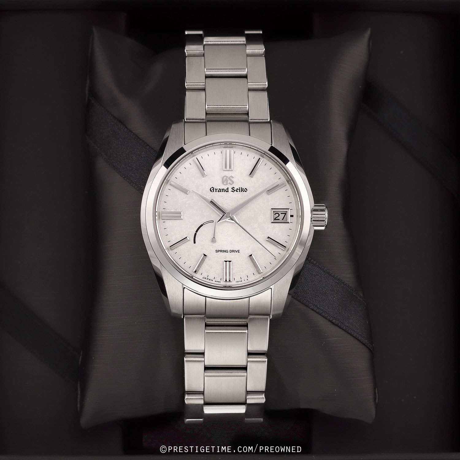 Pre-owned Grand Seiko Heritage Automatic Spring Drive 40mm sbga465 Kira ...