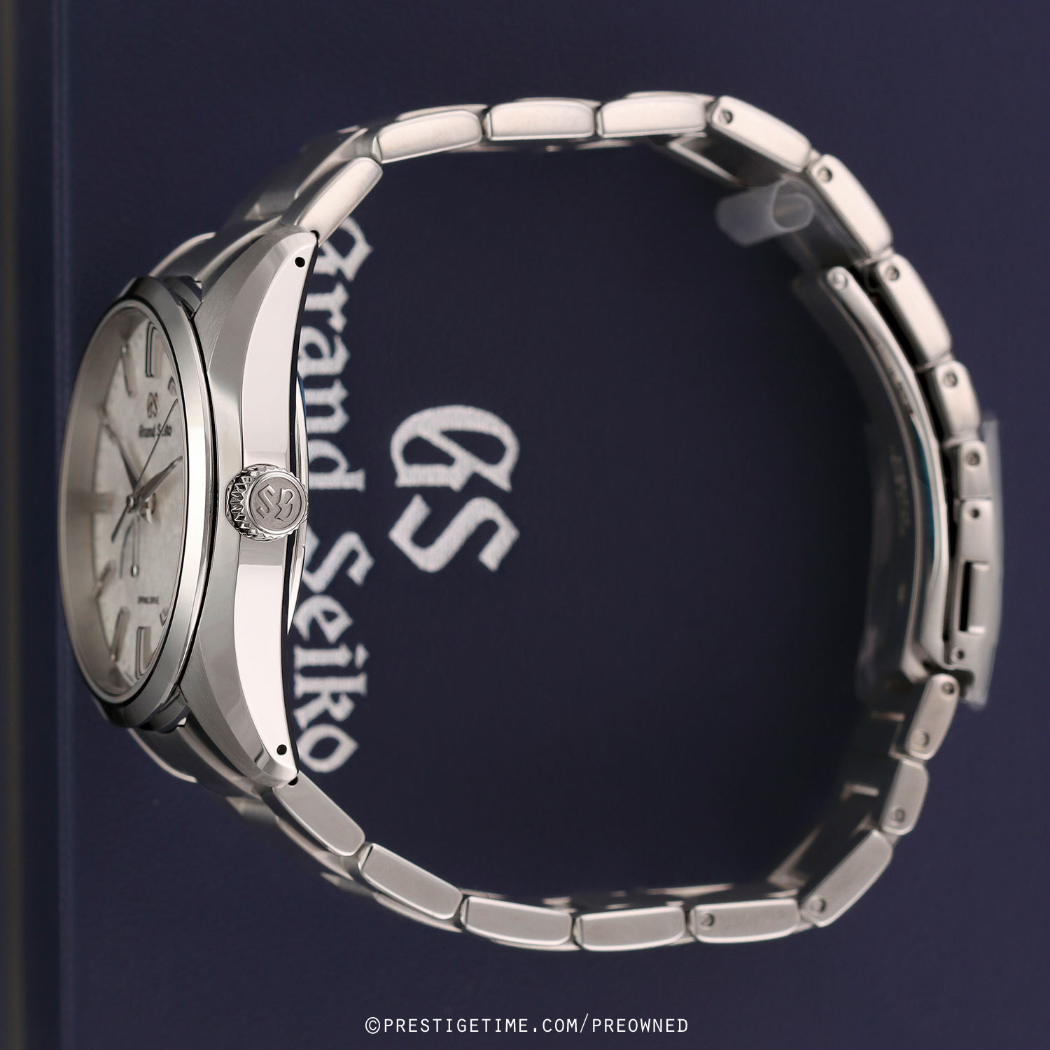 Pre-owned Grand Seiko Heritage Automatic Spring Drive 40mm sbga465 Kira ...