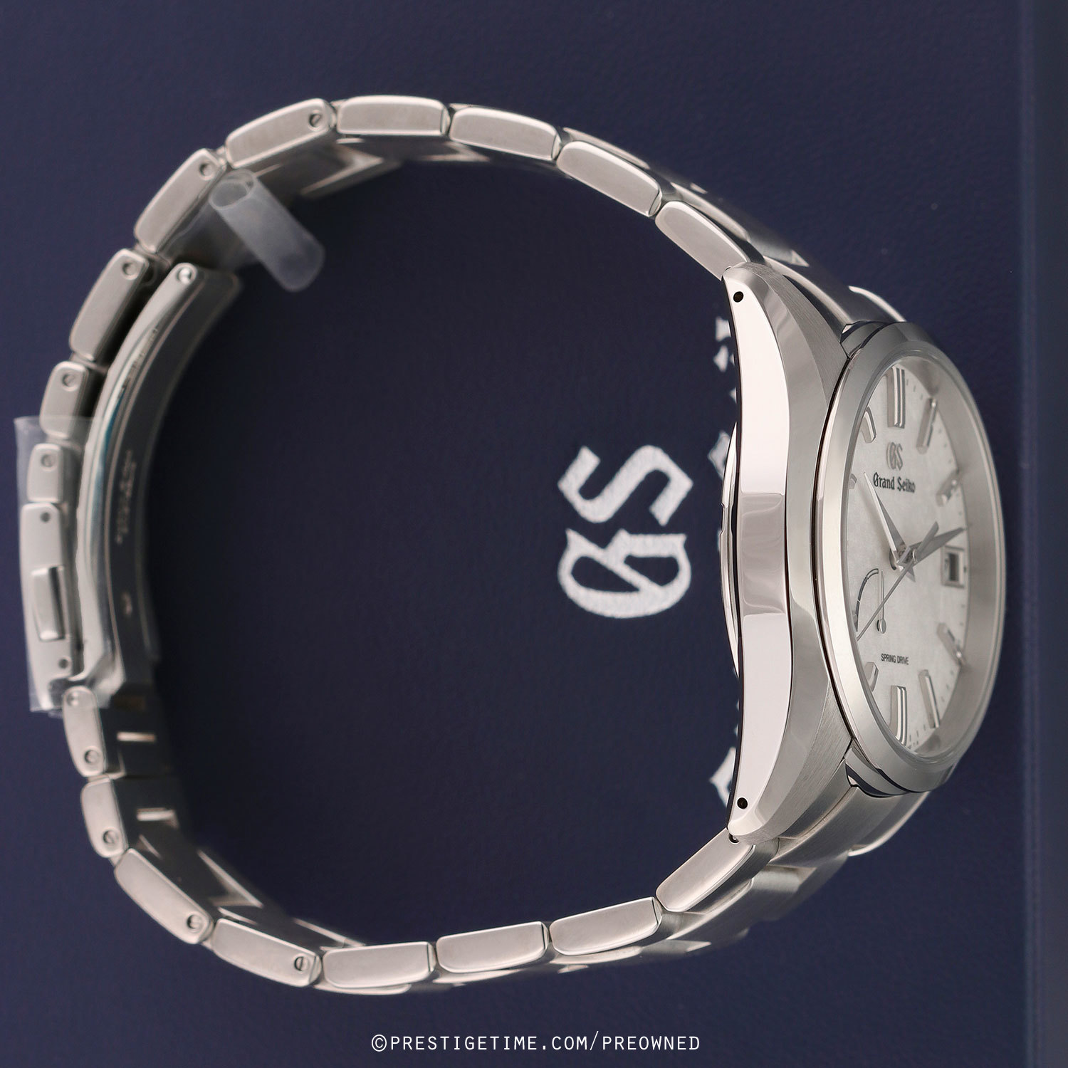 Pre-owned Grand Seiko Heritage Automatic Spring Drive 40mm sbga465 Kira ...