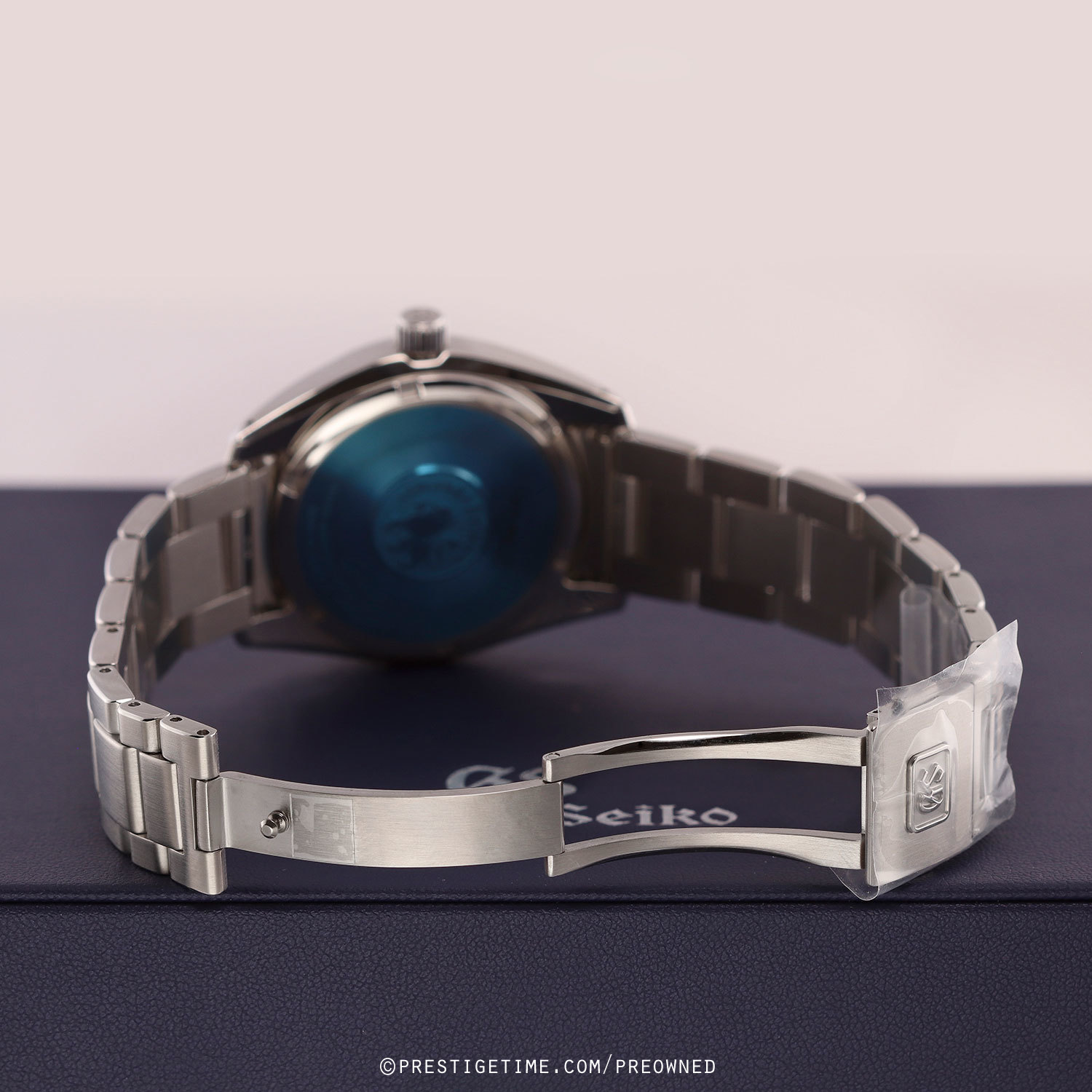 Pre-owned Grand Seiko Heritage Automatic Spring Drive 40mm sbga465 Kira ...