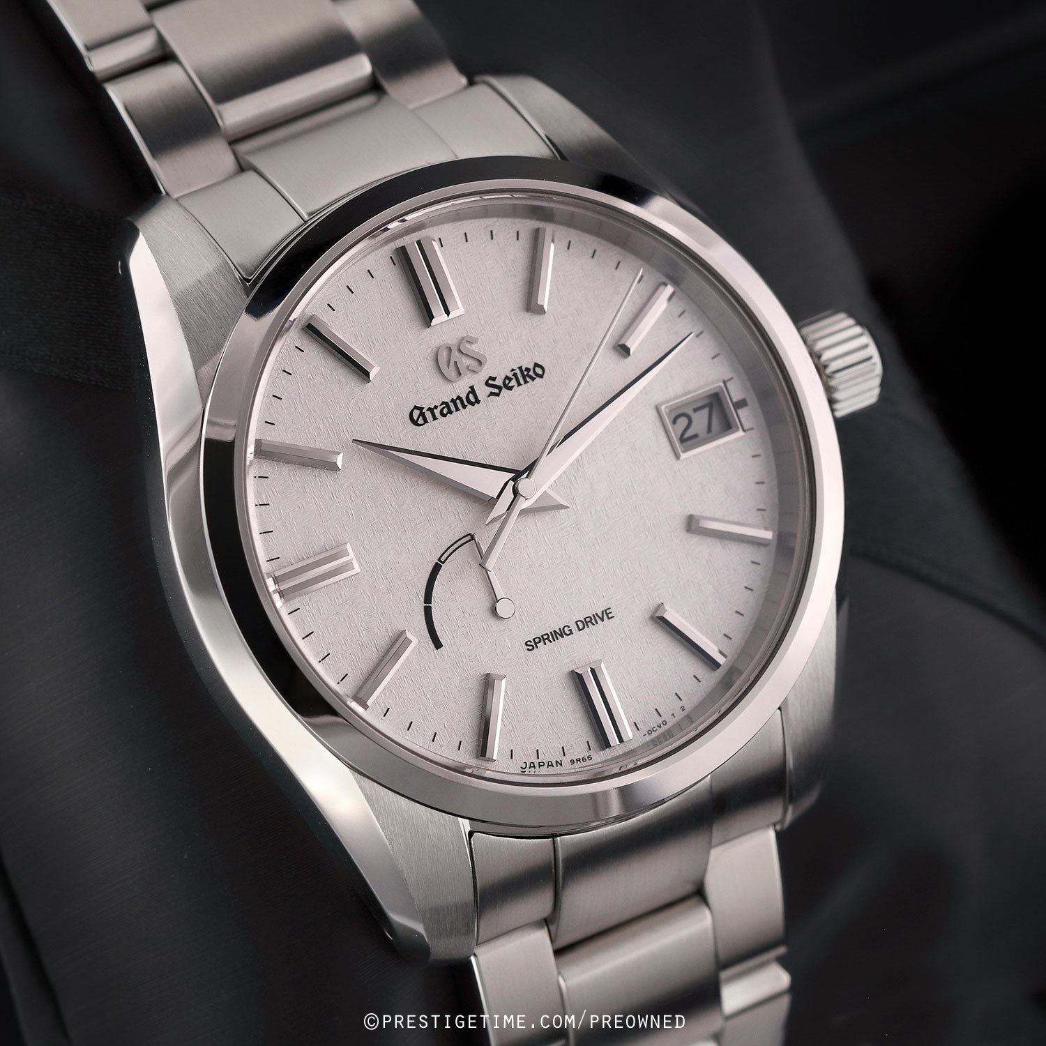 Pre-owned Grand Seiko Heritage Automatic Spring Drive 40mm sbga465 Kira ...