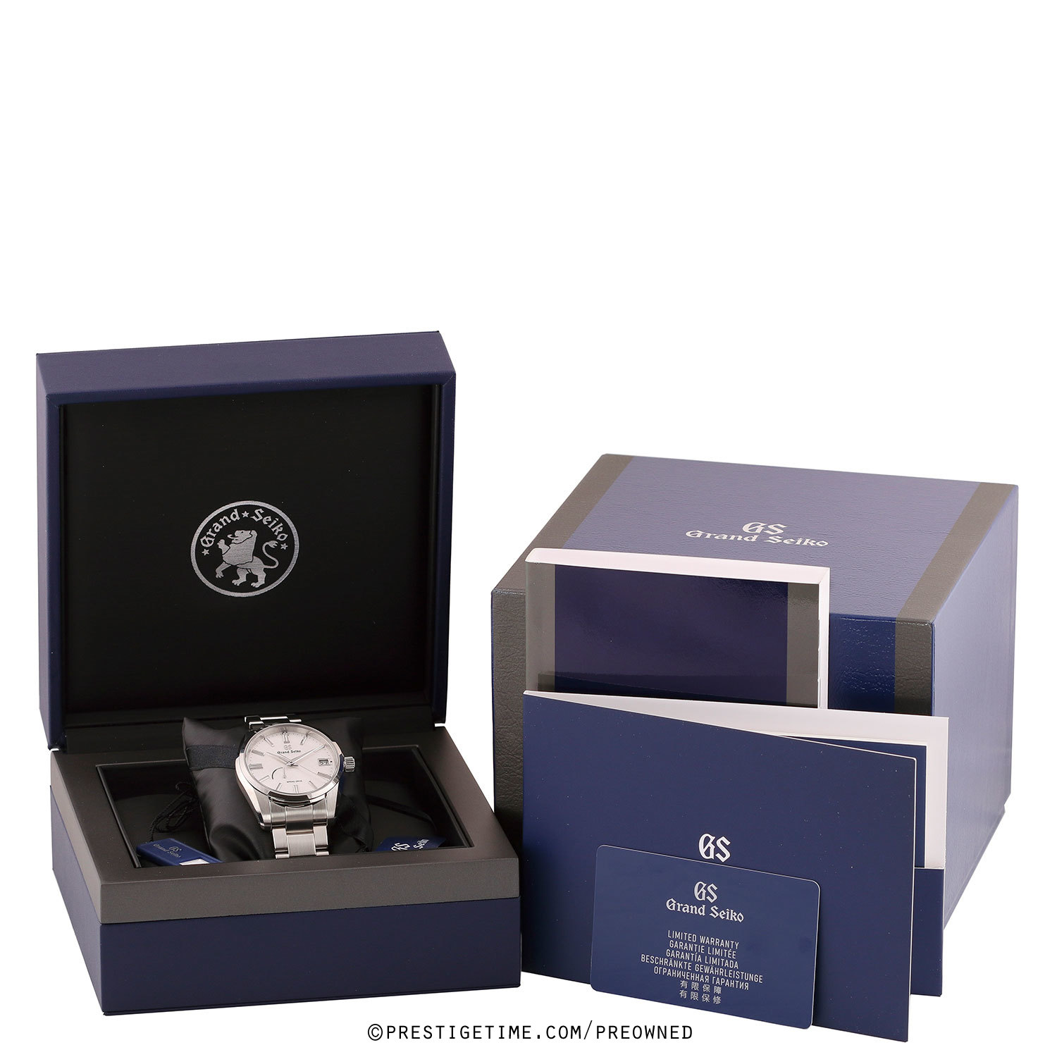 Pre-owned Grand Seiko Heritage Automatic Spring Drive 40mm sbga465 Kira ...