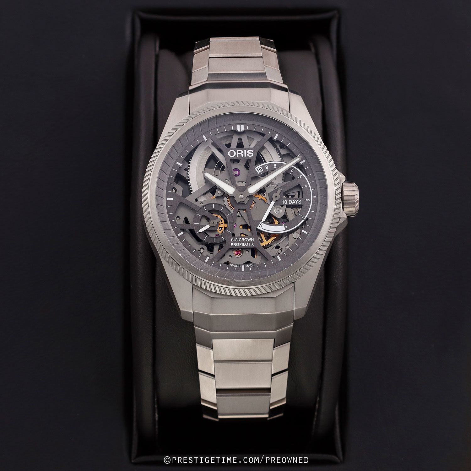 Pre-owned Oris Big Crown ProPilot X Calibre 115 44mm 01 115 7759 7153 ...