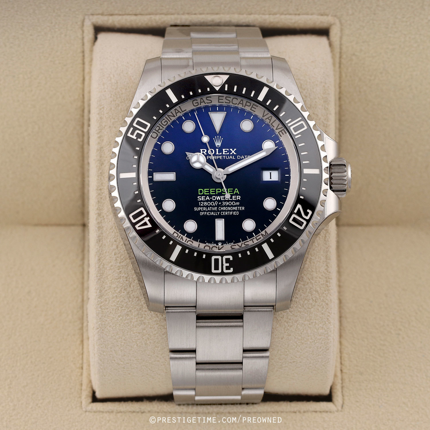Pre-owned Rolex 2023 FULLY STICKERED James Cameron Deepsea 44mm 136660 ...