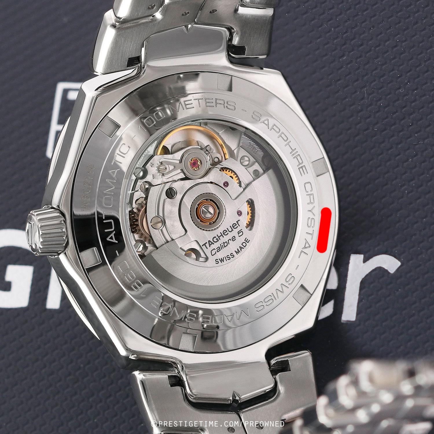Pre-owned Tag Heuer Link Automatic 41mm wbc2110.ba0603