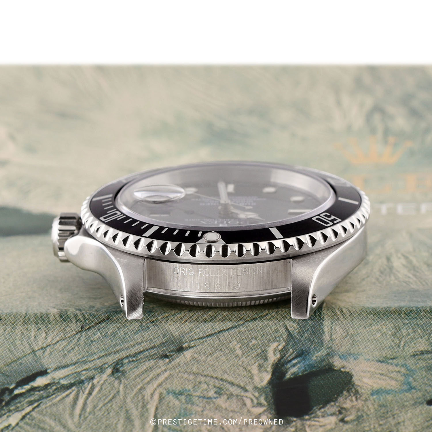 Pre-owned Rolex FACTORY SERVICED Submariner Date 40mm 16610 S Serial